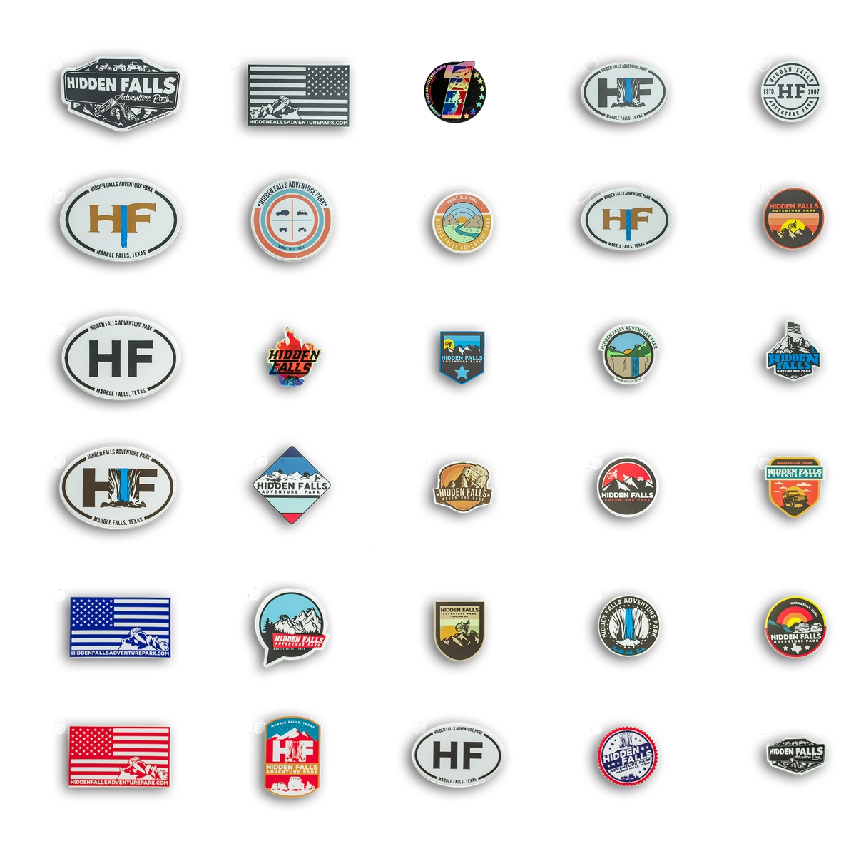 Hidden Falls Adventure Park Decals
